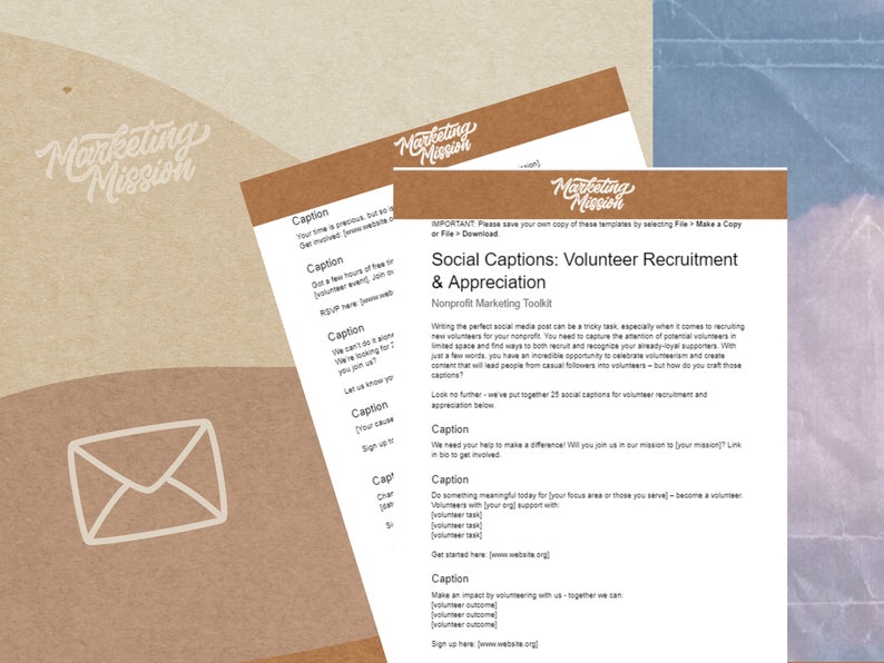 Volunteer Appreciation Social Media Captions Templates for Nonprofits ...