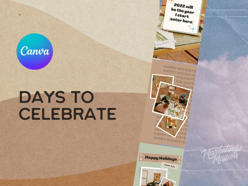 Canva Reel Templates for Days to Celebrate - Etsy