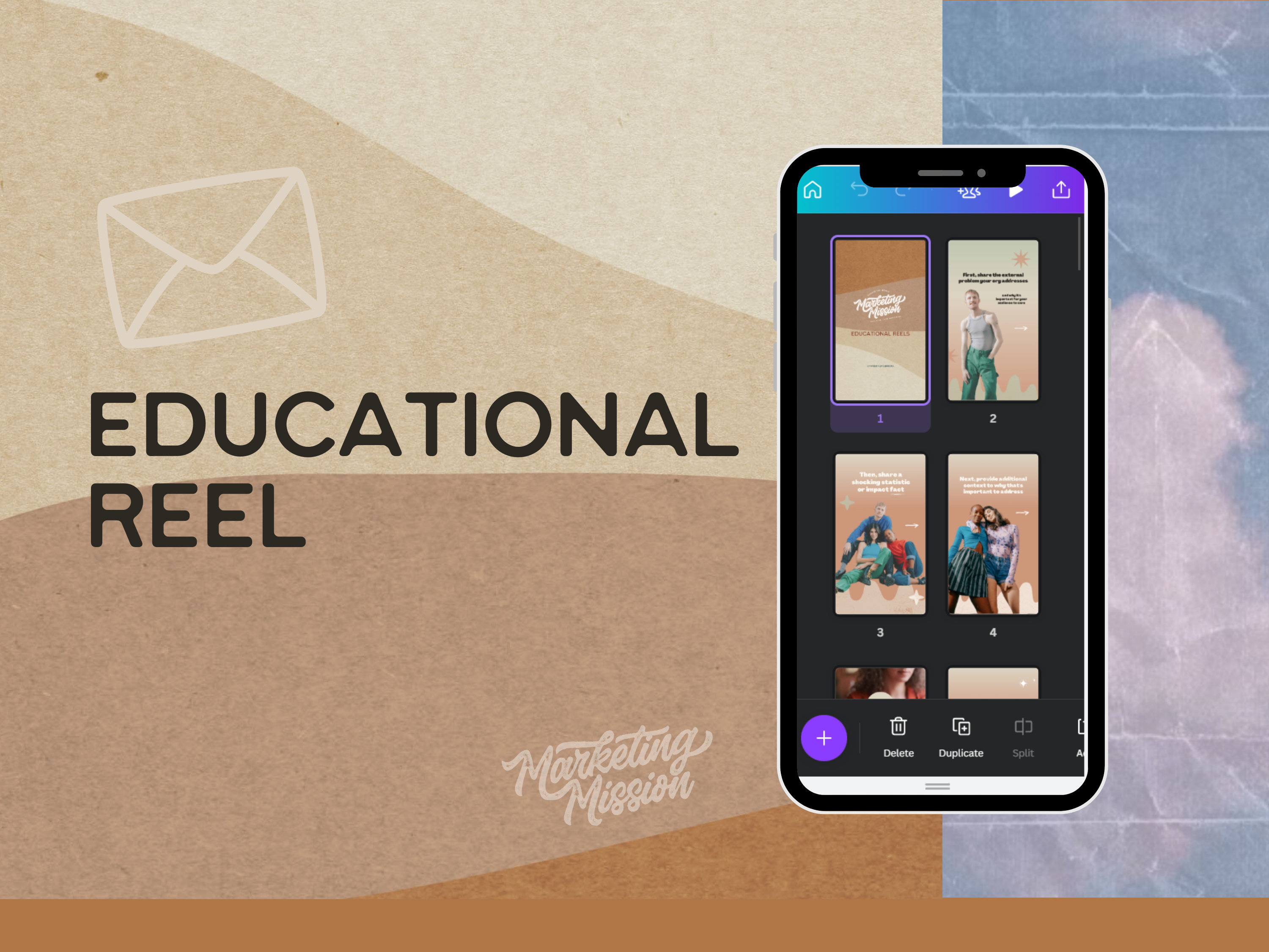Educational Reel Canva Templates for Nonprofits - Etsy