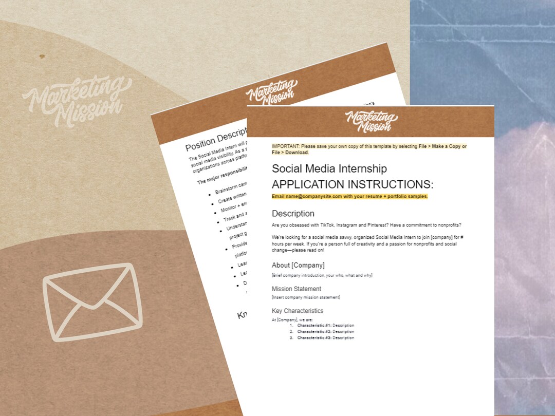 Board and Team Recruitment | Email Templates for Nonprofits - Etsy