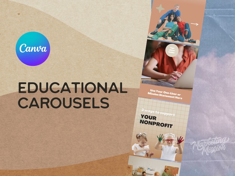 Canva Templates for Educating Your Nonprofit Audience - Etsy