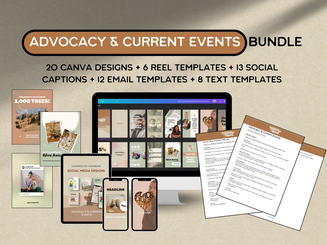 Advocacy and Current Events Bundle for Nonprofits - Etsy