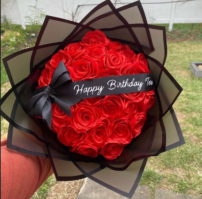 Luxurious 30 Count Eternal Rose Bouquet - Etsy