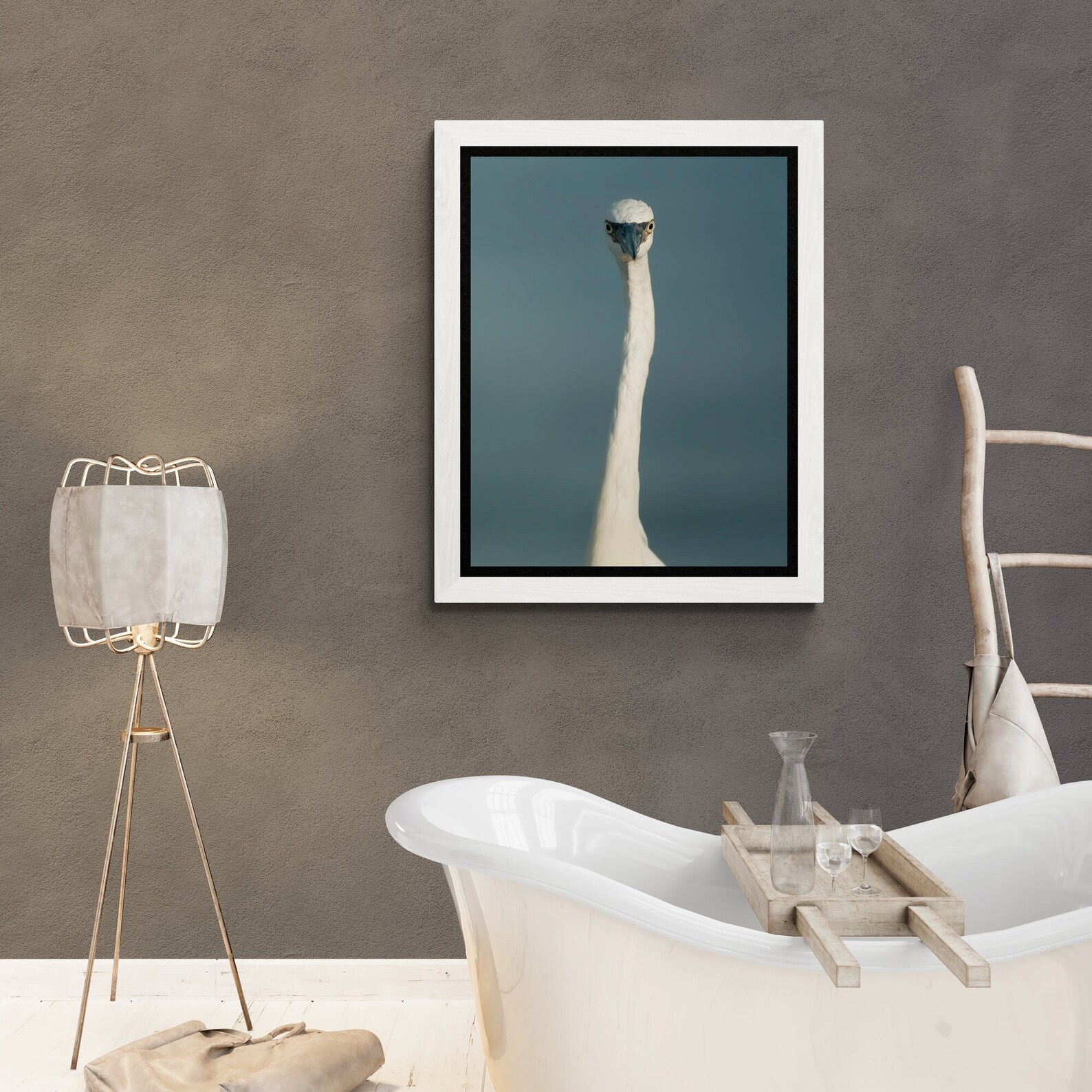 White Morph Reddish Egret Wildlife Artwork Fort Myers Beach - Etsy