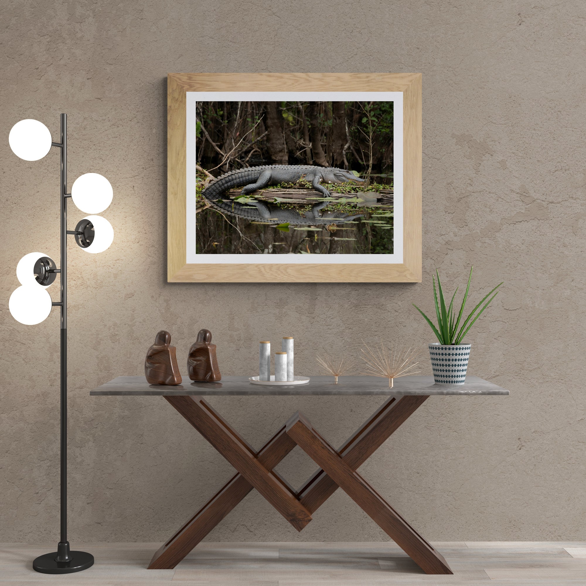 American Alligator at Six Mile Cypress Slough Preserve: Reptile Decor ...