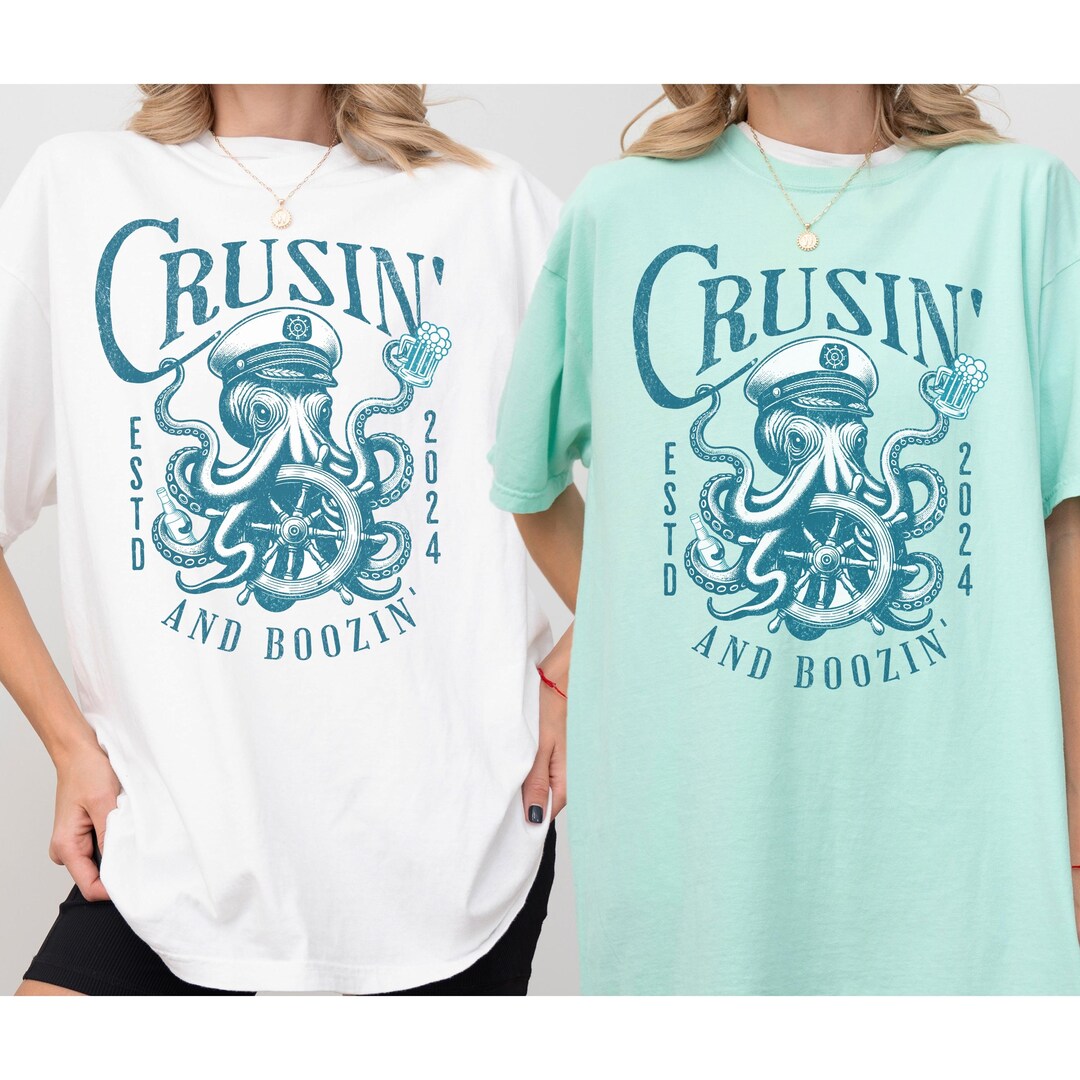 Custom Cruise Party Shirts Family Matching Cruise T-shirts Retro Cruise ...
