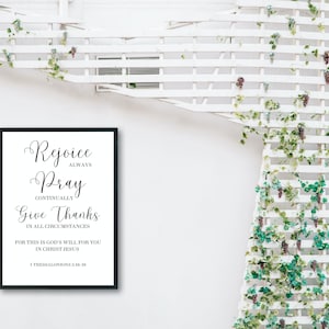 1 Thessalonians 5:16-18, Rejoice Always, Pray Continually, Give Thanks ...