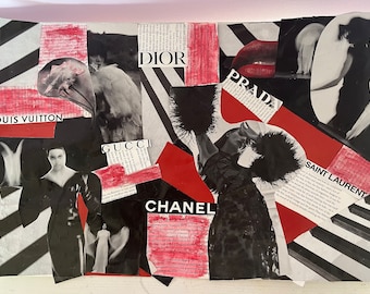 High Fashion Glamour Magazine Collage Kit Includes 50 - Etsy