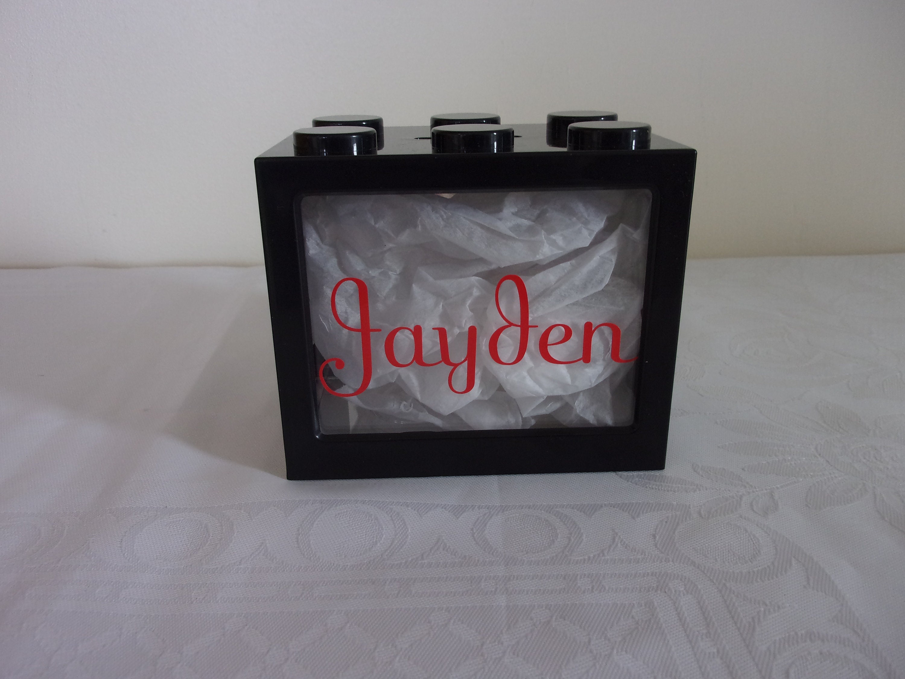 Personalised Lego Style Building Brick Money Box, Building Block, - Etsy