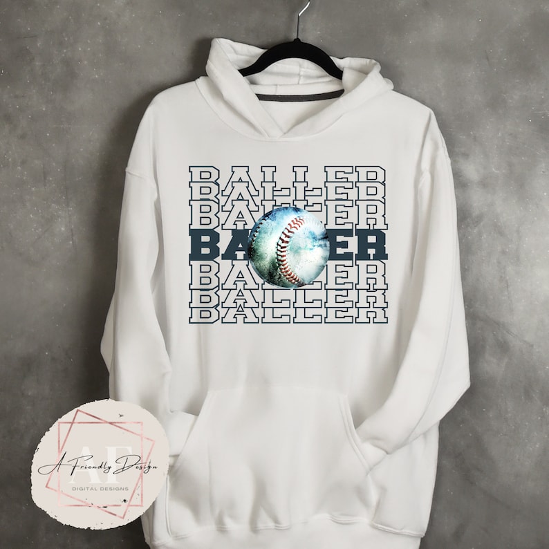 Baller, Baseball, PNG, Digital Downloads, Baseball PNG, Instant ...