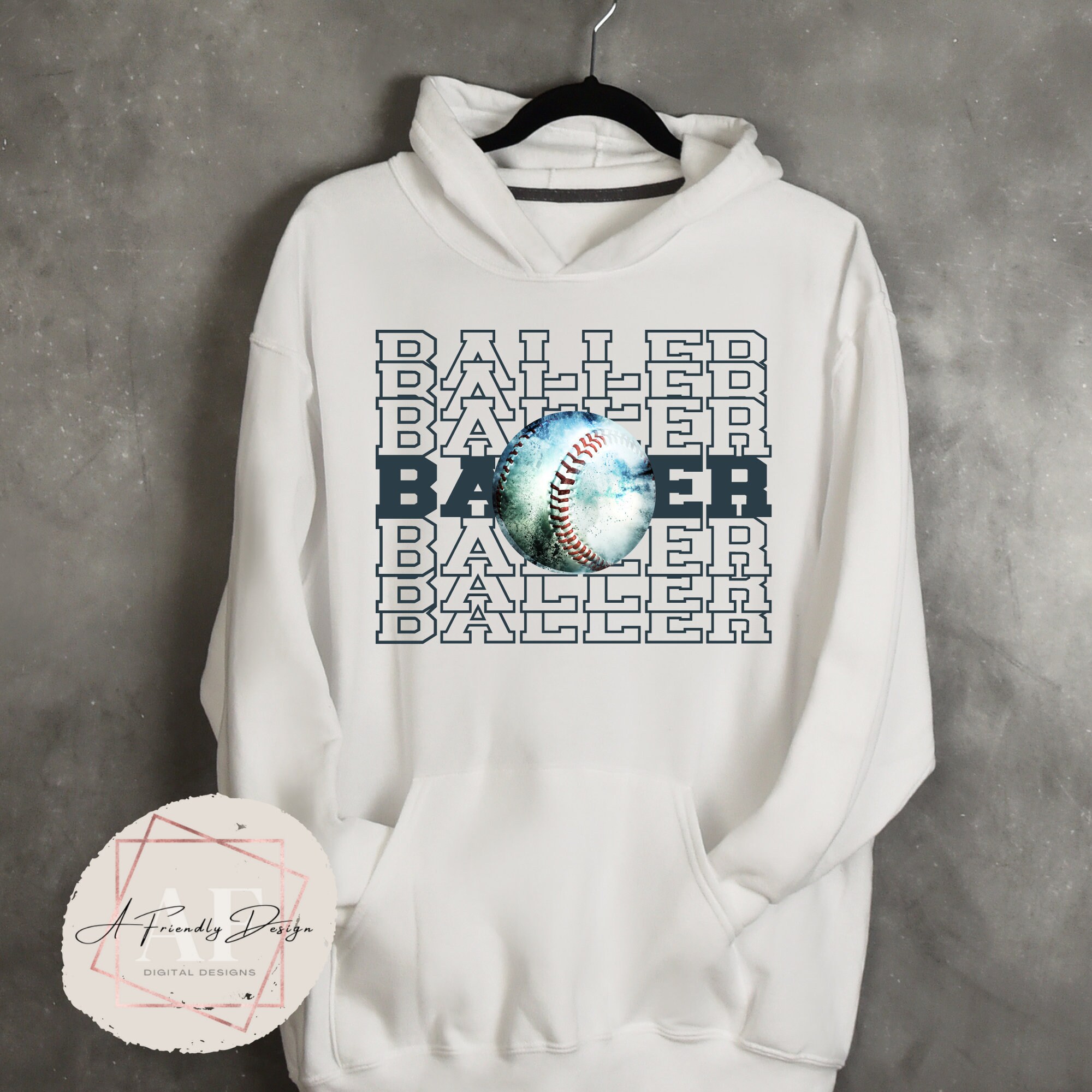 Baller, Baseball, PNG, Digital Downloads, Baseball PNG, Instant ...