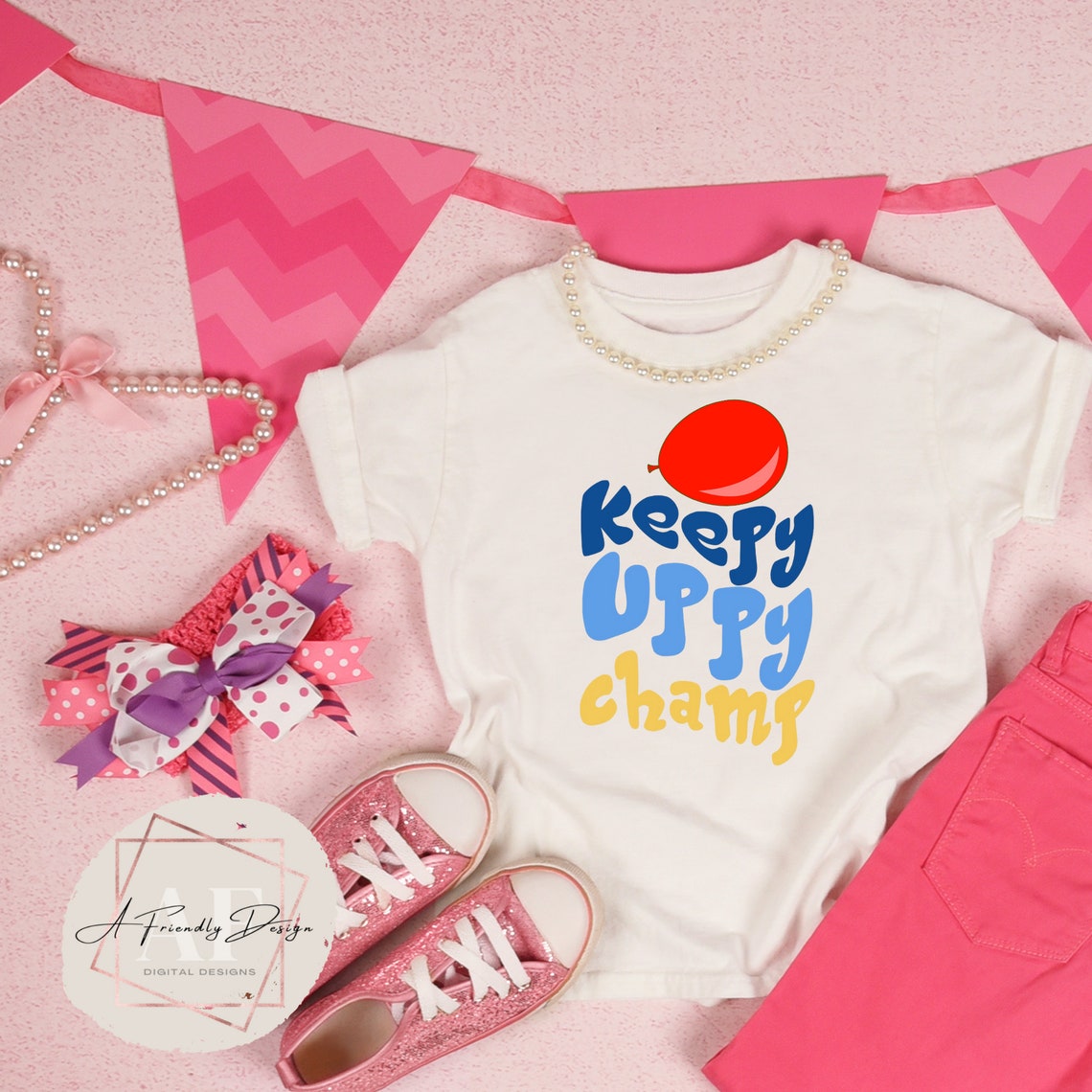 Keepy Uppy Balloon, PNG, Digital Downloads, PNG for Shirts, Sublimation ...
