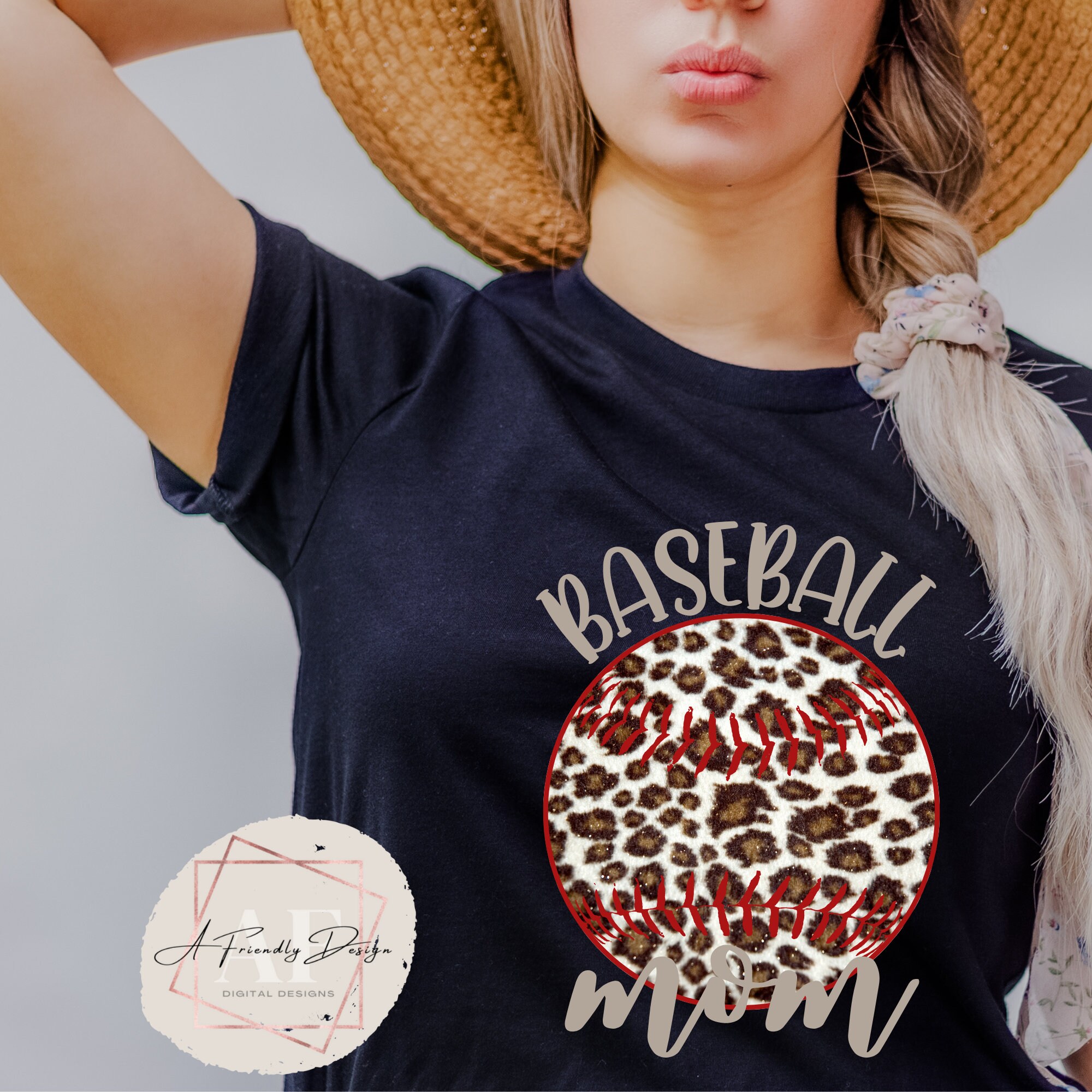 Leopard Baseball Mom, PNG, Digital Downloads, Instant Download, Png ...