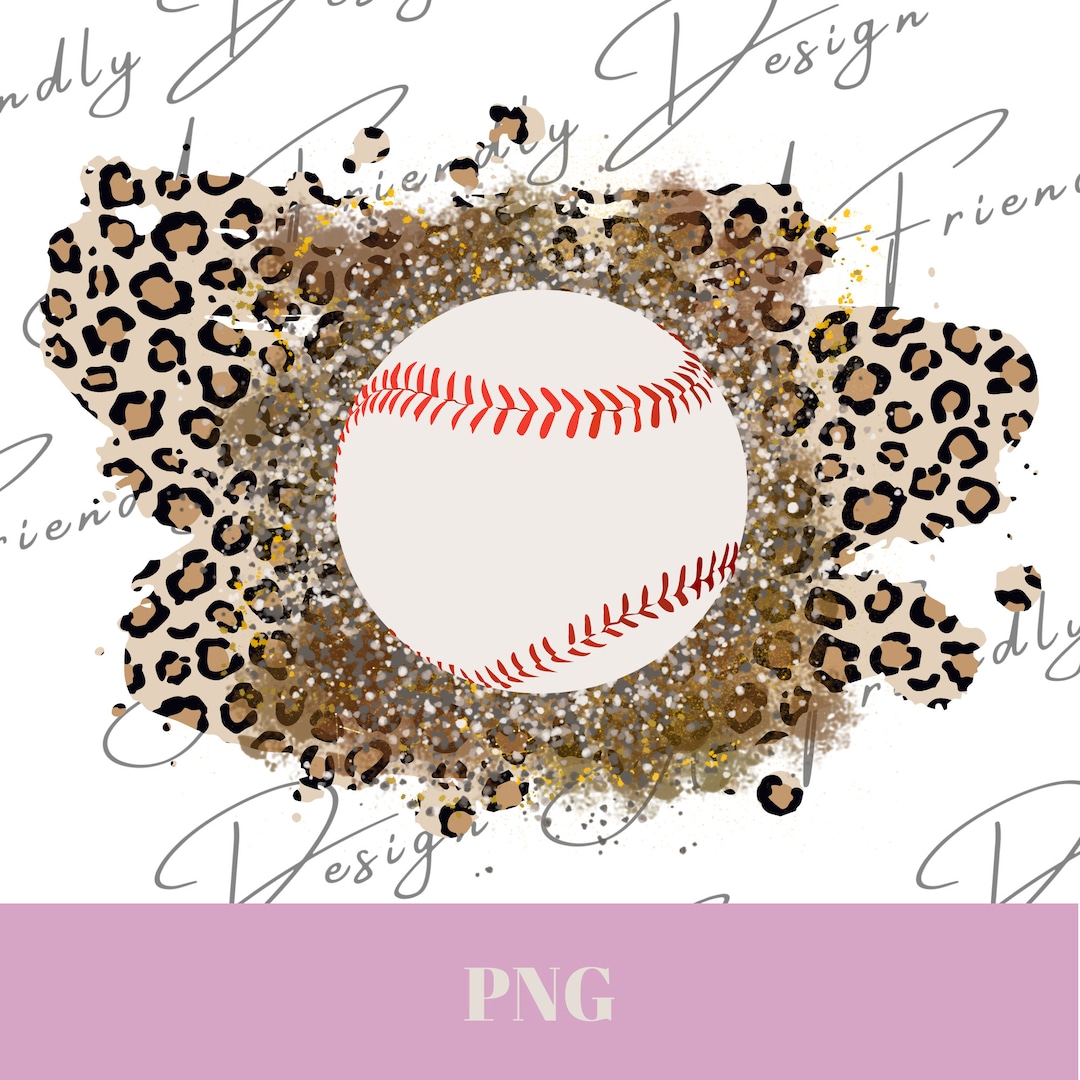 Leopard Baseball, PNG, Digital Downloads, Instant Download, Png Designs ...