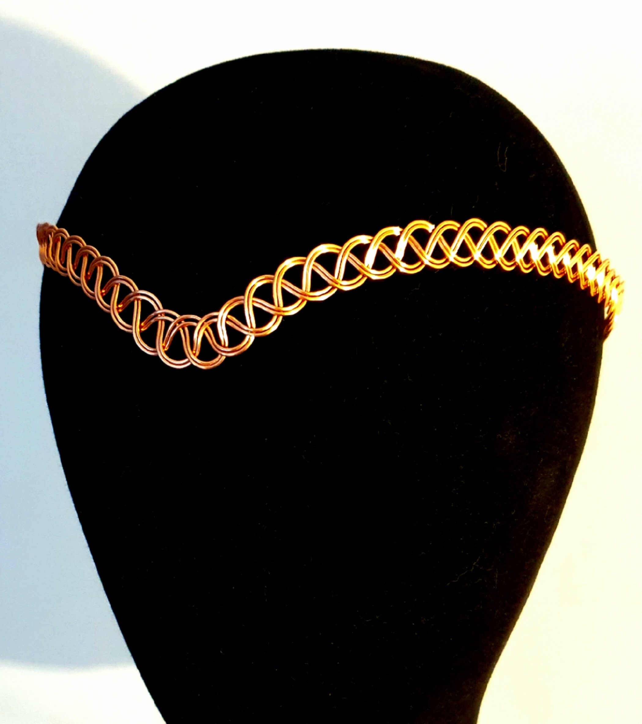 Copper Circlet Tiara Headpiece Crown Diadem Copper - Etsy