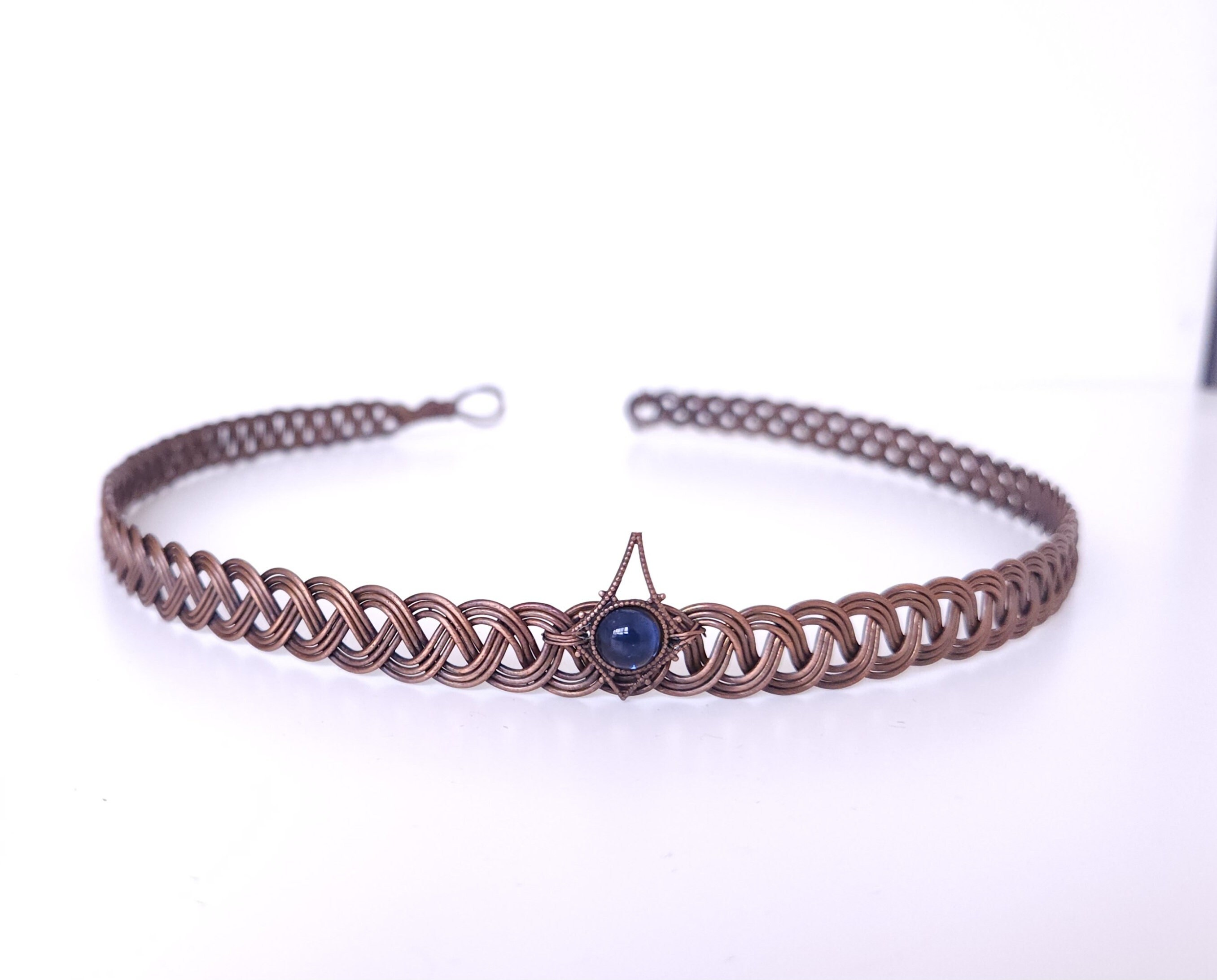 Medieval Elven Circlet, Viking Crown, Copper Metal Headpiece, Larp ...