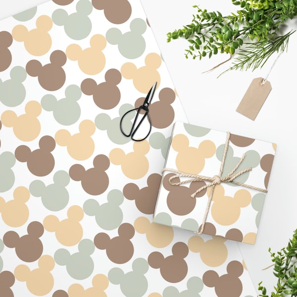 Minnie and Mickey Wrapping Paper - Etsy