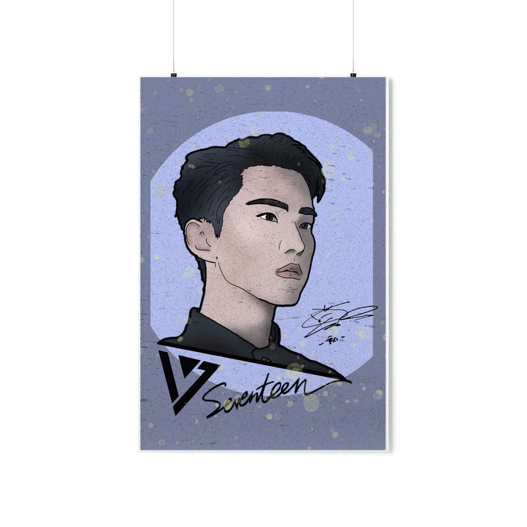 Hoshi Seventeen Matte Vertical Poster - Etsy