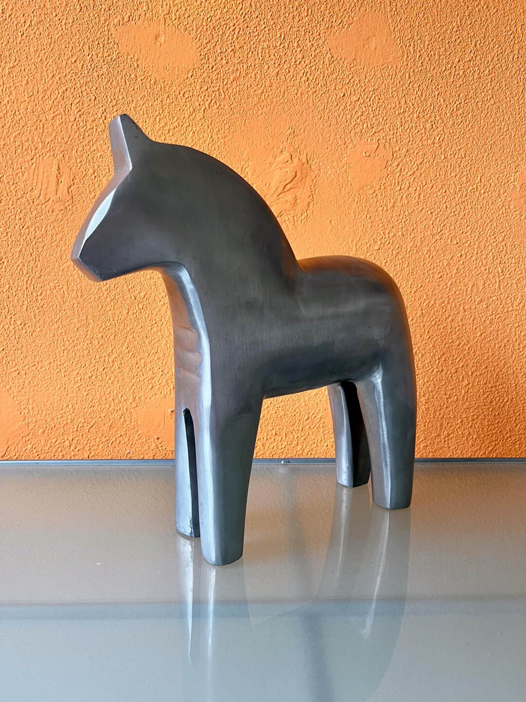 Rare Vintage IKEA Chrome Dala Horse - Etsy