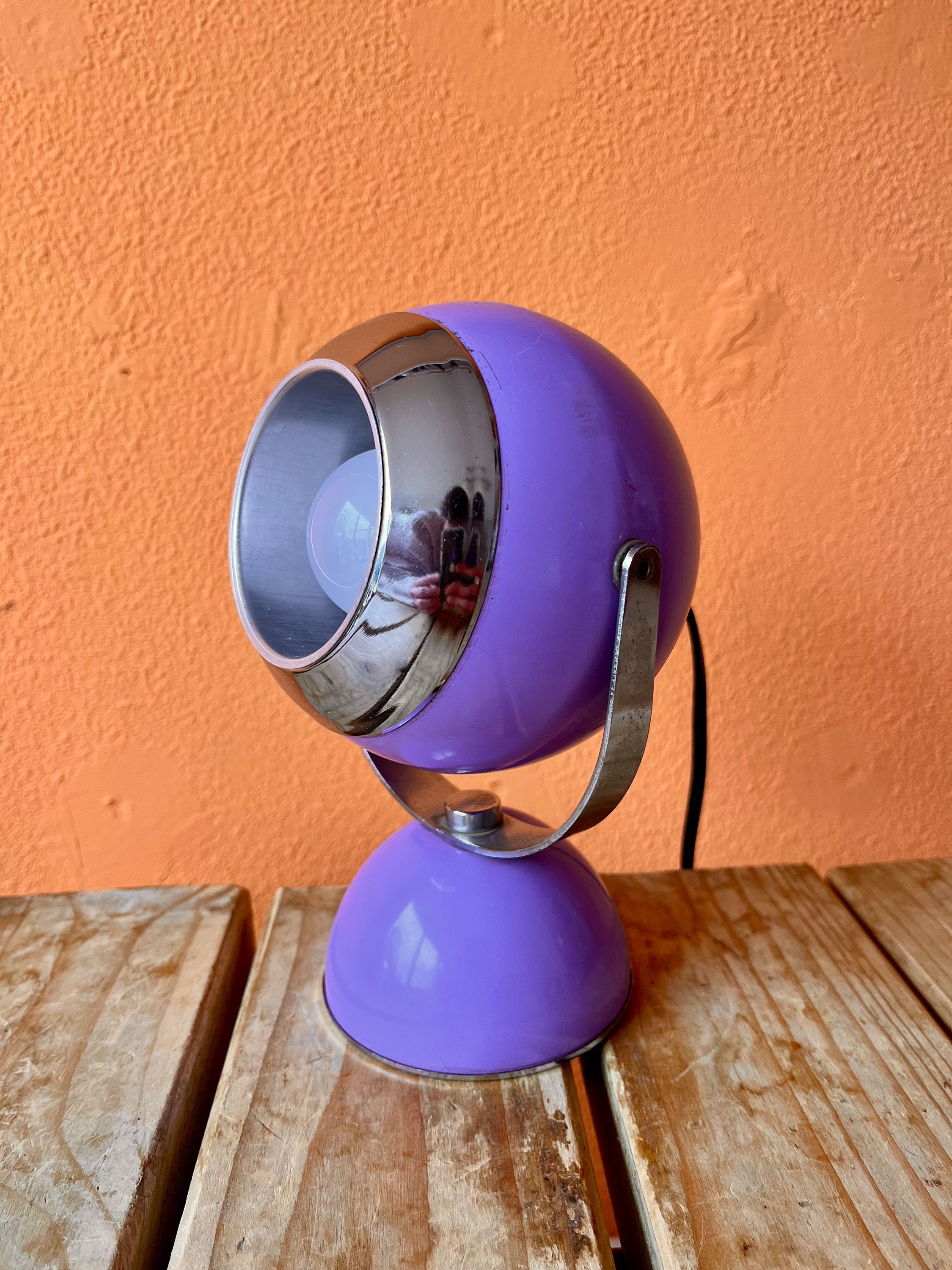 Set of Two Vintage 70s Space Age Eyeball Table Lamps - Etsy UK