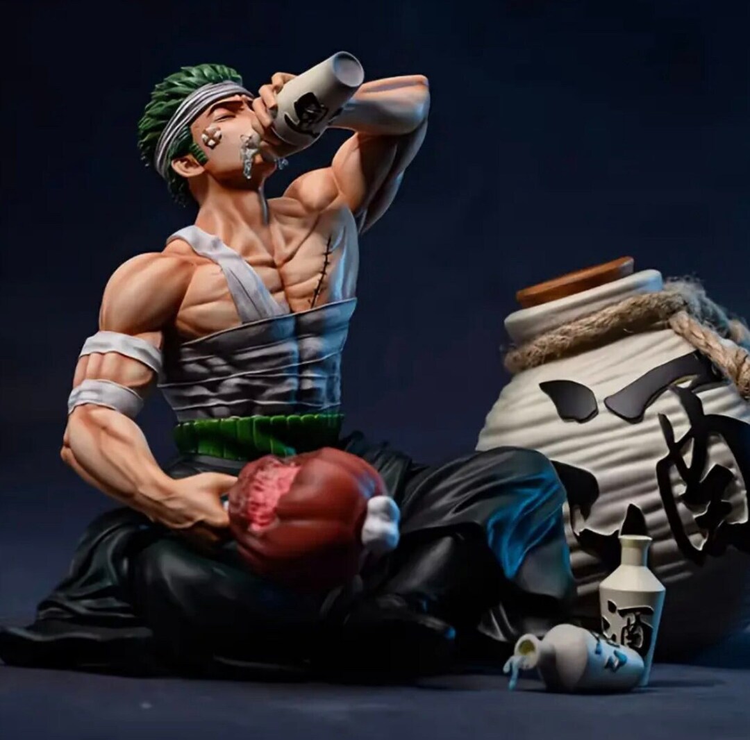 One Piece Zoro Figure Roronoa Figure Anime Action Figure Anime Figurine ...
