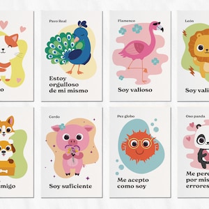 32 Tarjetas Digitales De Afirmaciones Positivas Para Niños En Español ...