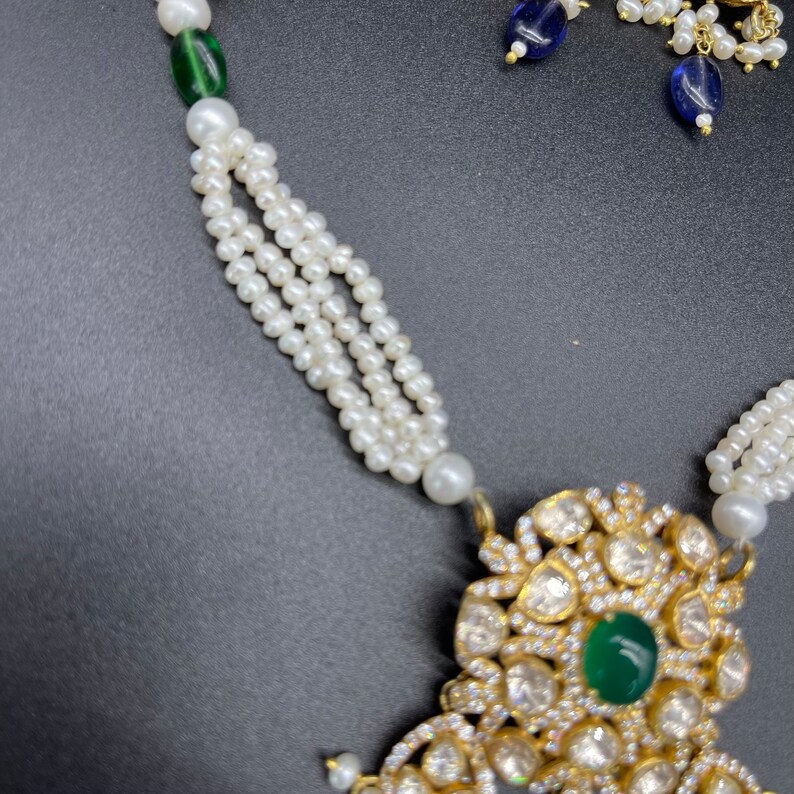 925 Silver High End Tyaani Inspired Premium Design Moissanite, Emerald ...