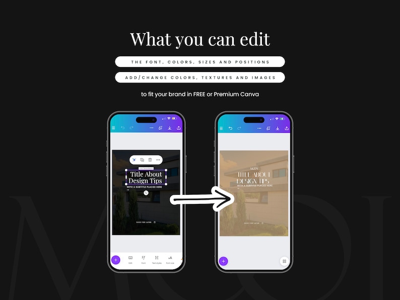 Lux Dark Exposure Highlight Cover Photos | Canva Templates | Minimal ...