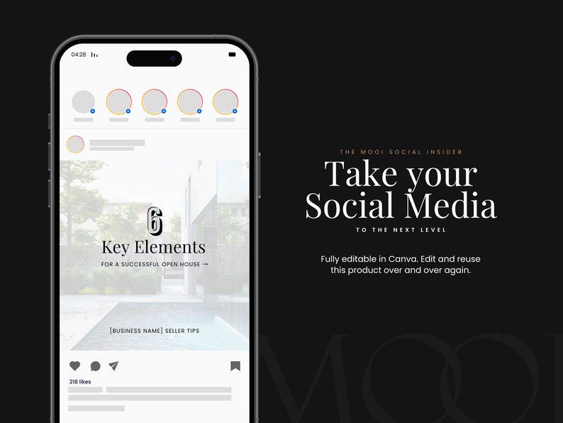 Lux Dark Exposure Highlight Cover Photos | Canva Templates | Minimal ...