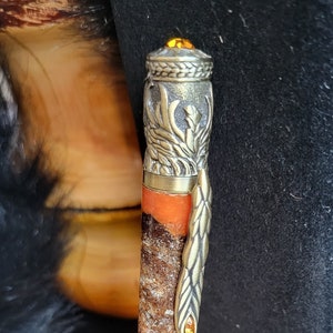 MADE TO ORDER Custom Handmade Phoenix Rising Pen Featured in Orange ...