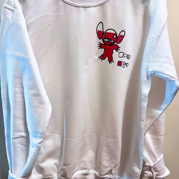 Stitch Bad Level Svg - Etsy