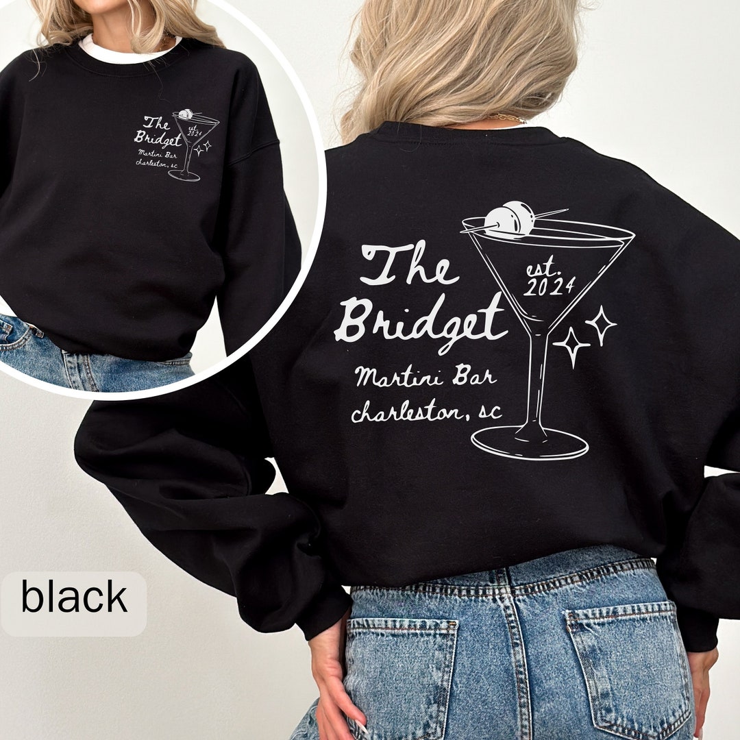 Luxury Tini Bar Sweatshirt - Custom Location Crewneck Modern ...