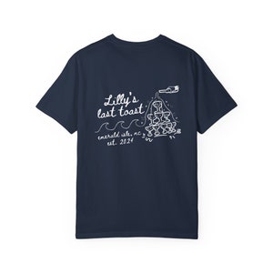 Custom Last Toast Coast Shirt, Personalized Beach Bachelorette Shirts ...
