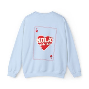Custom Location Retro Girls Club Sweatshirts, Personalized Casino ...