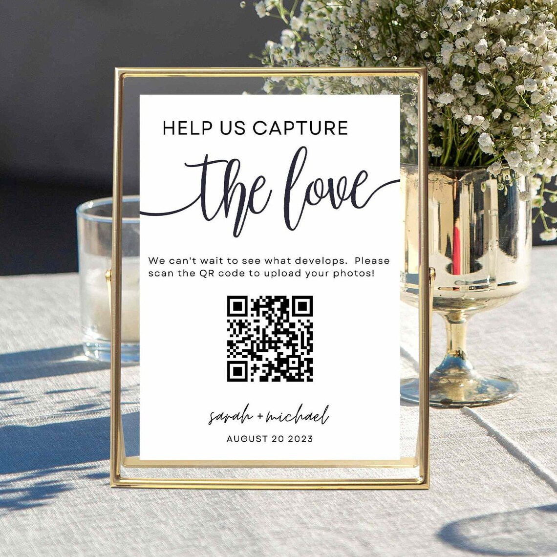 Minimalist Wedding Photo Sign Modern Minimalist Wedding - Etsy
