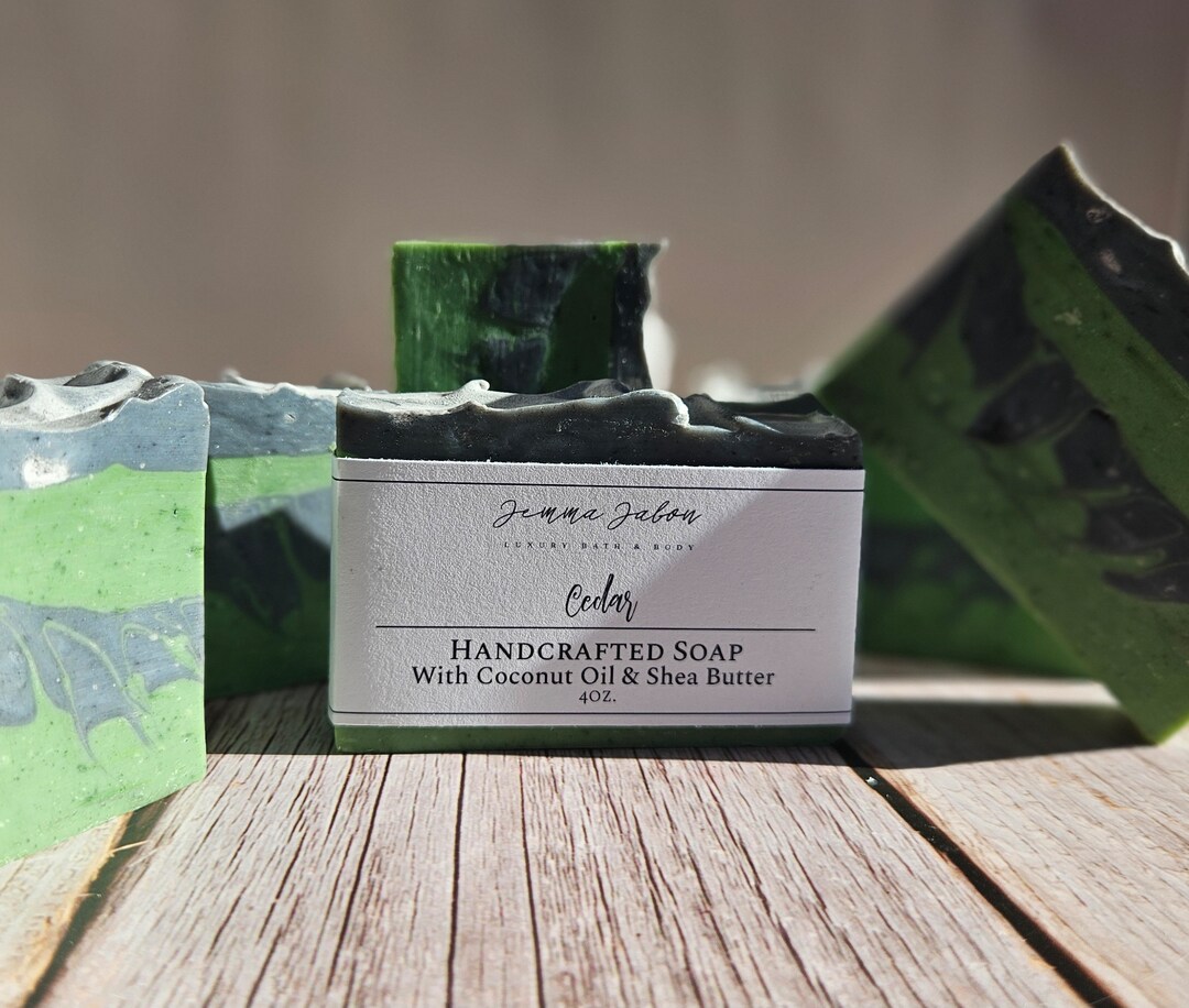 Cedar Soap Bar Handmade Soap All-natural Soap Vegan Soap Organic Soap ...