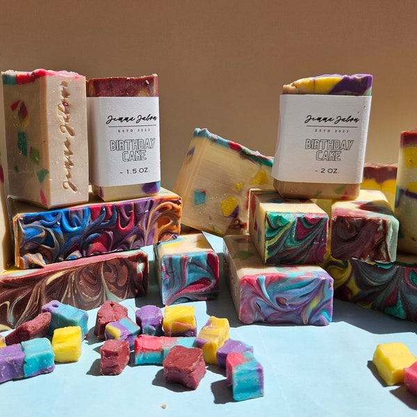 Birthday Cake Soap - Etsy