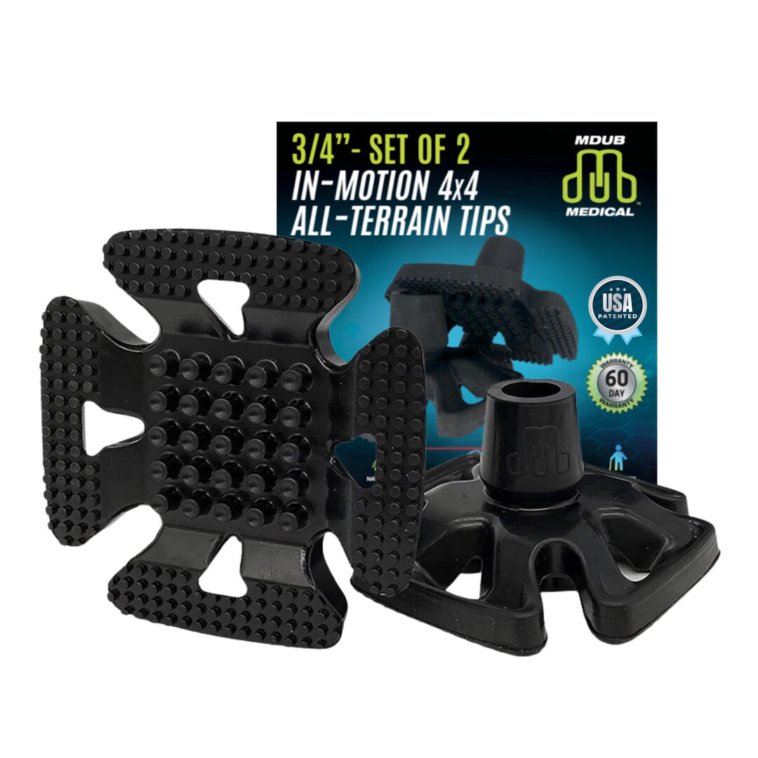 Heavy Duty All Terrain Cane Tip - Enhanced Traction, Non-slip - Etsy