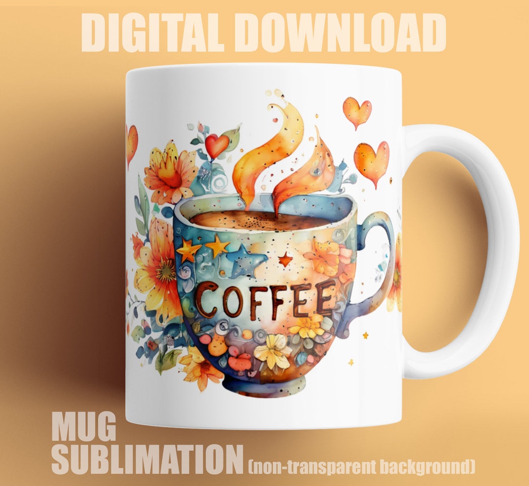 I Need Coffee Mug Sublimation Design, Mug PNG, Mug Wrap Download ...