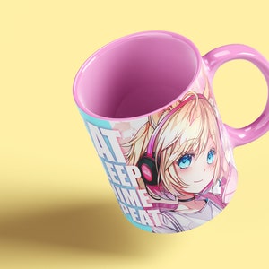 Cute Coffee Chibi Mug Sublimation Design, Mug, Mug Wrap Download ...