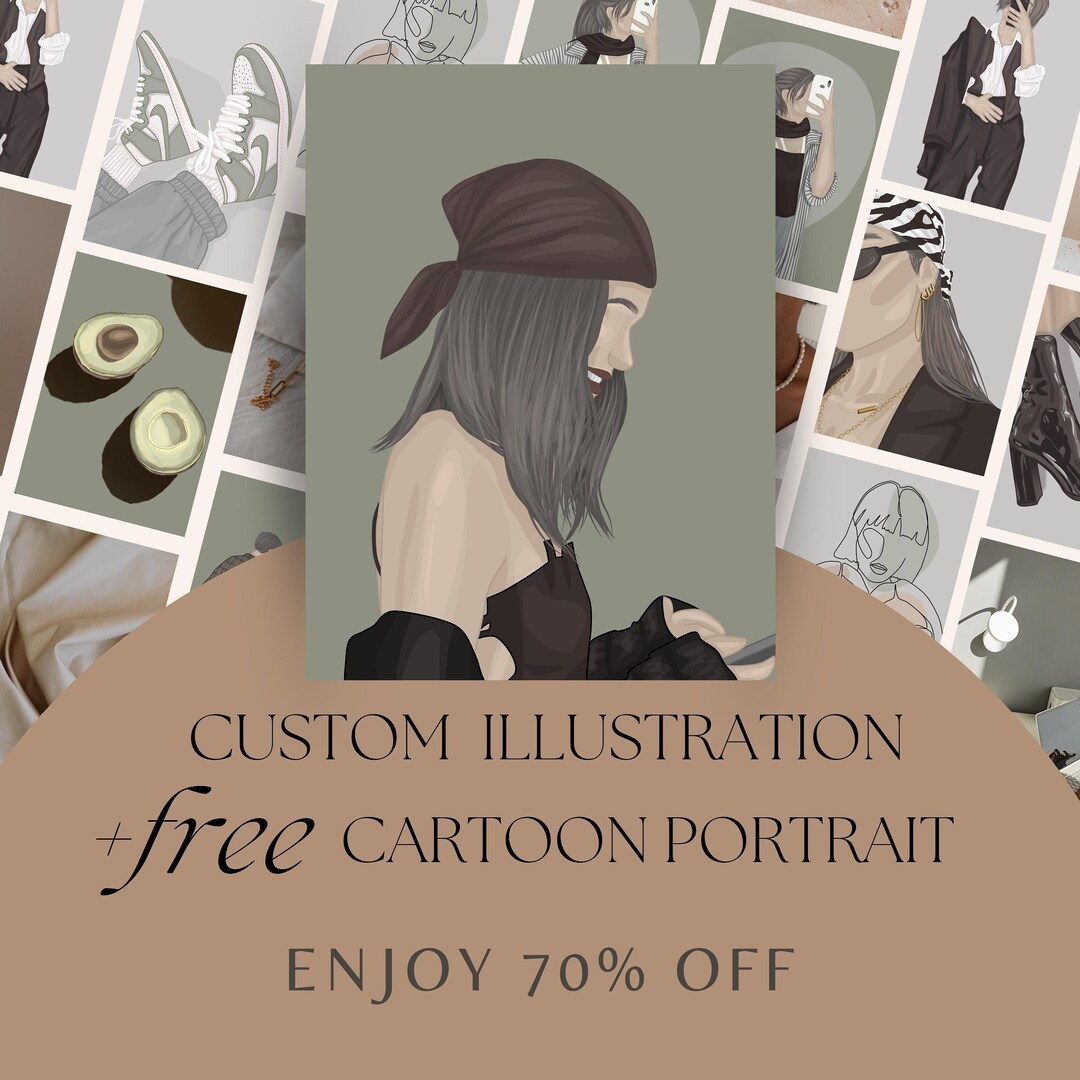 Custom Faceless Portraits A Modern Twist on Traditional - Etsy