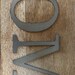 Metal Letters/numbers 5in & 8in CENTURY Style - Rusty - Raw Metal ...