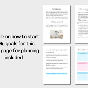 2023 Vision Board Printables, Vision Board Kit, Vision Board Pictures ...