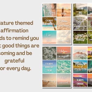 Vision Board Printable Kit, Vision Board Printables, 42 Positive ...