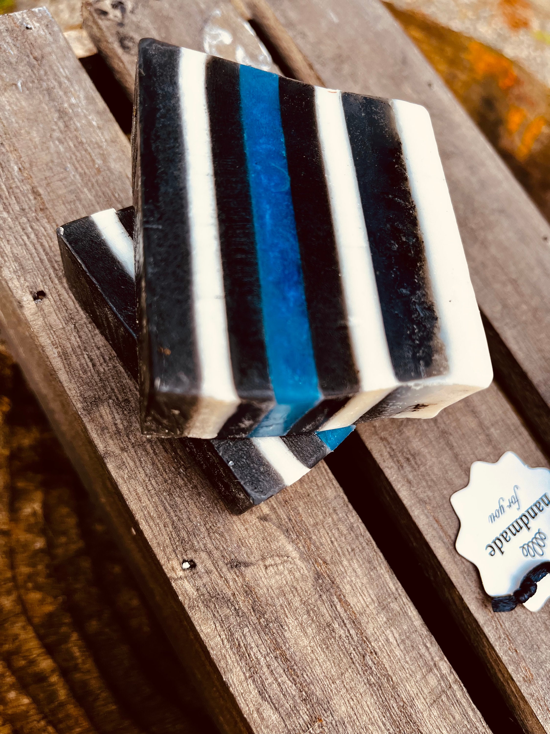 Dirty Cop Mens Bar Soap, Police Officer Themed Soaps, Thin Blue Line Goats Milk Bar Soap, Back ...