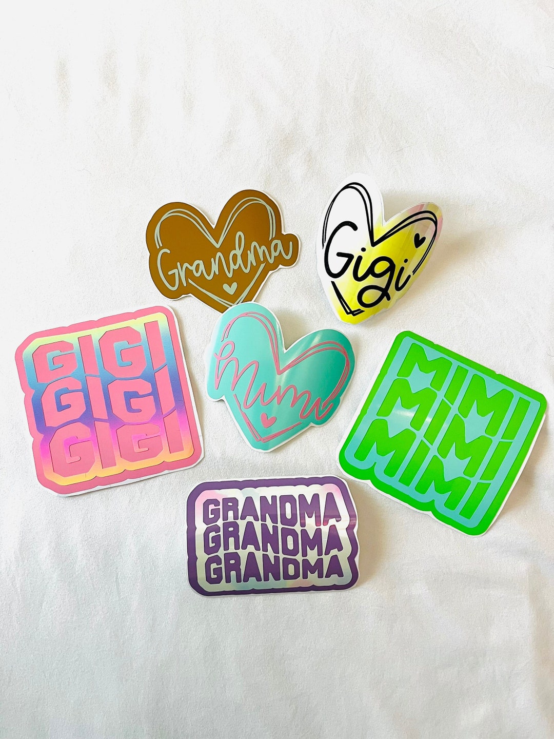 The Grandma Sticker Collections Mimi Stickers Gigi Decals - Etsy