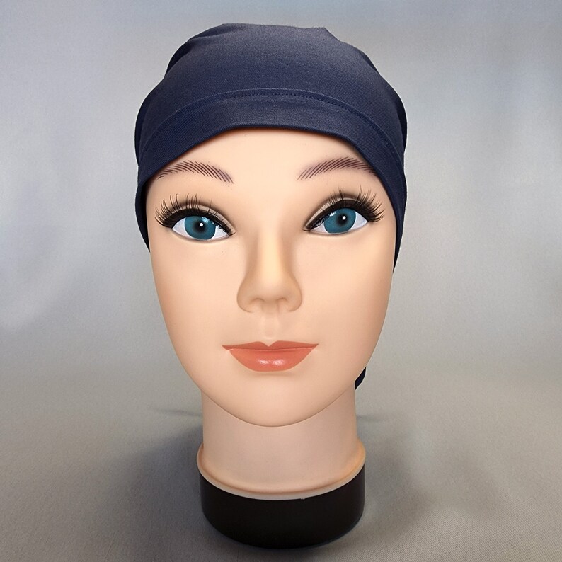 Navy Blue Ponytail Scrub Cap: Kona Cotton Surgical Hat - Etsy