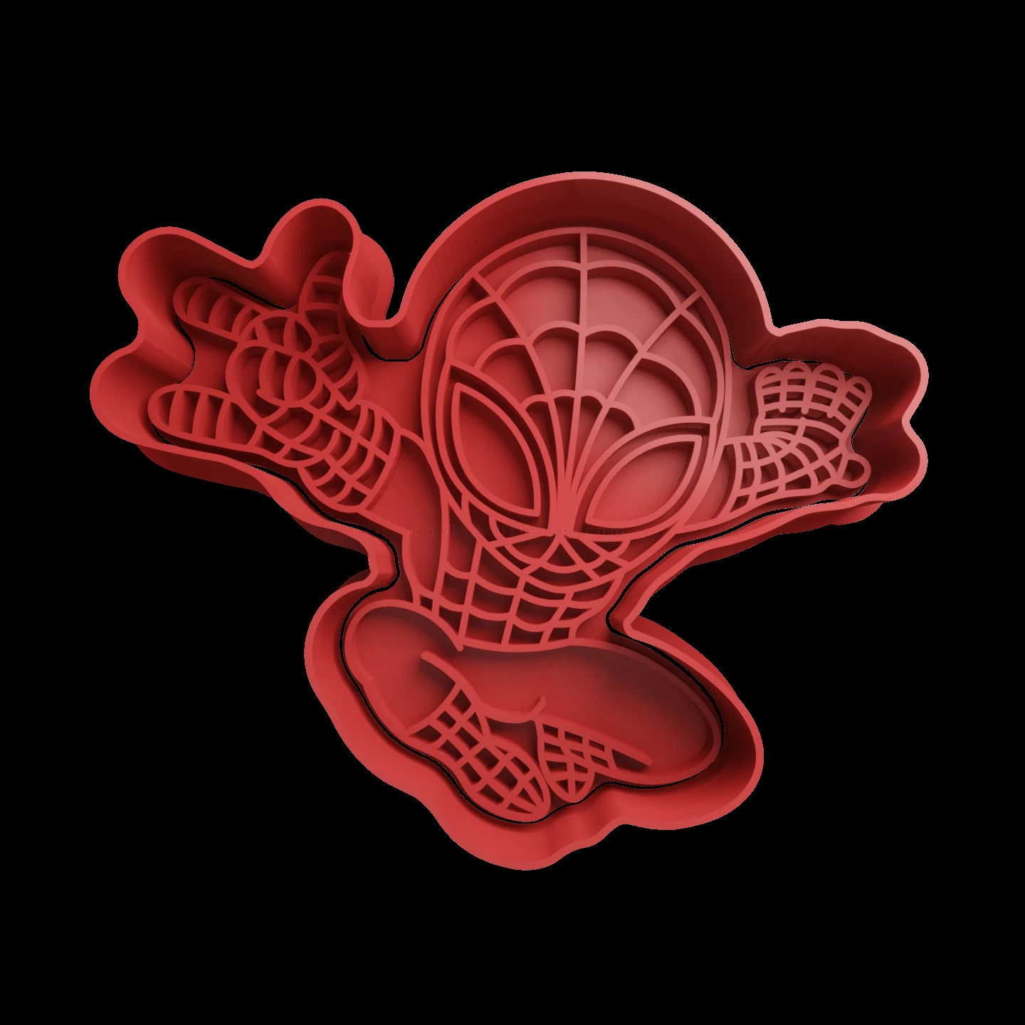 Spiderman Cookie Cutters + Insert - Approx. 8cm - Etsy