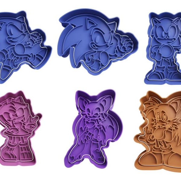Sonic Hedgehog Cookies - Etsy UK