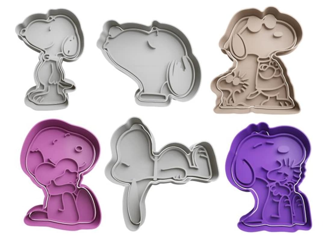 Snoopy Cutters + Insert - Approx. 8cm - Etsy